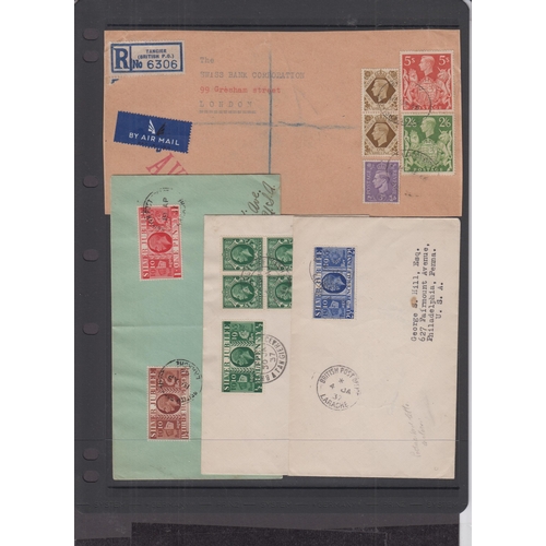 A collection of 35 covers/postal history items from Great Britain and ...
