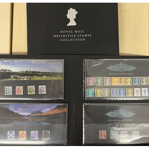 Royal Mail Definitive Stamps Collection in folder x2, comprising x6 ...