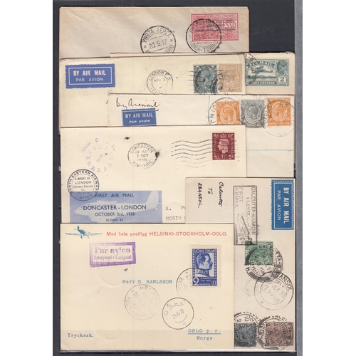 A collection of x35 Air Mail covers and cards from the 1920s to 1950s ...