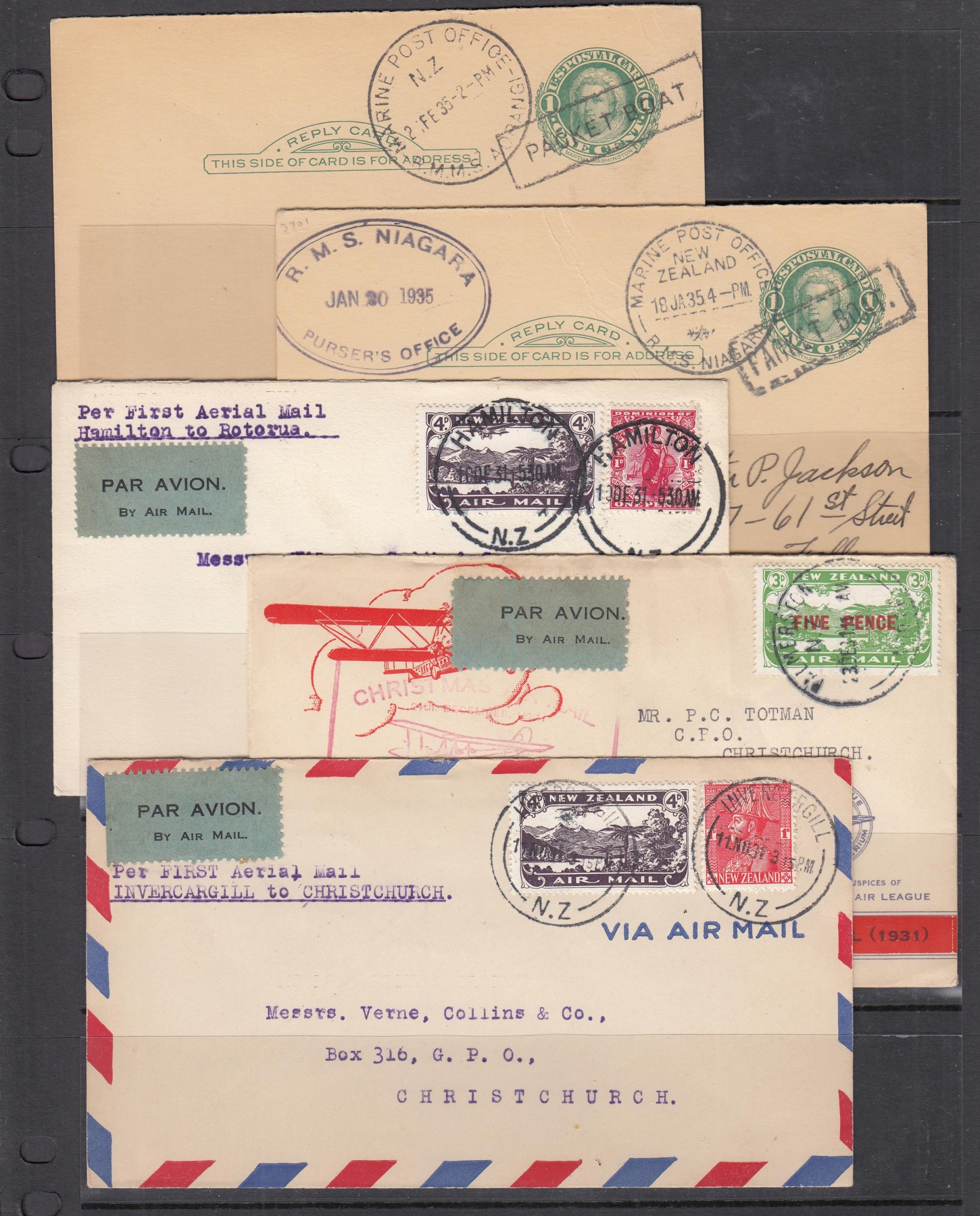 Covers in packet with around 25 Air Mail covers (a good range of ...