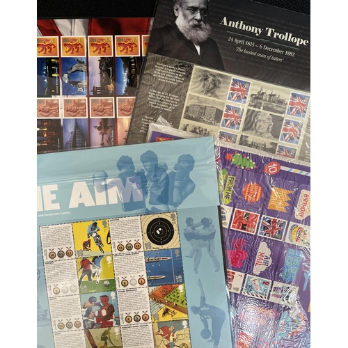 A collection of UK QEII Smiler sheets in RM albums including some ...