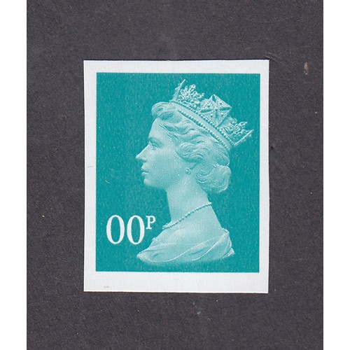 2002 imperf '00p' colour trial standard in turquoise-green (as selected ...