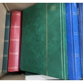 A group of x20 used empty stock books, plus Prinz stock pages generally ...