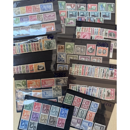 An accumulation of mint KGVI Commonwealth sets and part sets on x16 ...