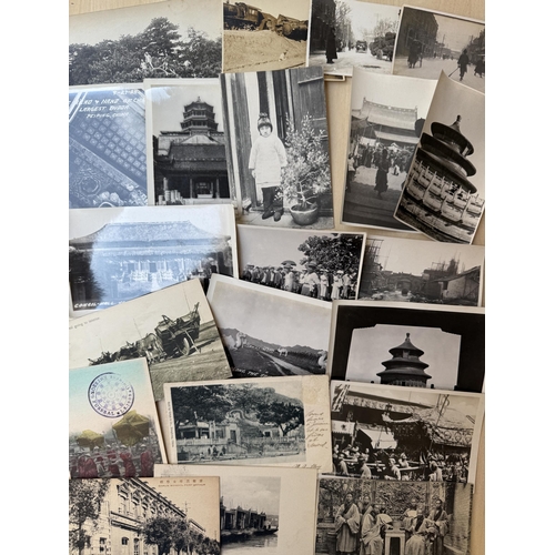 A collection of 600+ Chinese postcards mainly from the early to mid ...