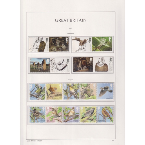 A mint 5 volume GB QEII stamp collection in pre-printed KABE albums ...