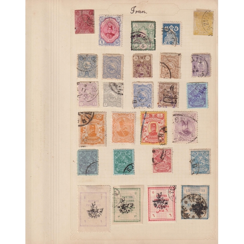 A mint and used A-Z old time stamp collection in x5 Simplex Junior ...