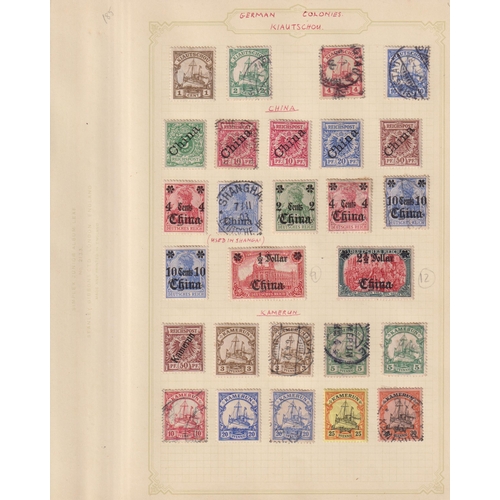 A mint and used A-Z old time stamp collection in x5 Simplex Junior ...