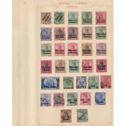 A mint and used A-Z old time stamp collection in x5 Simplex Junior ...