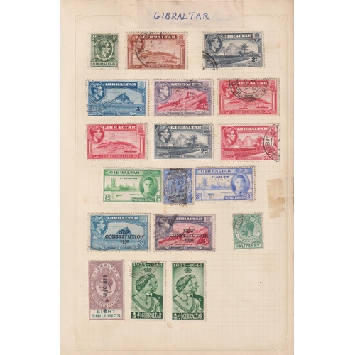 A mint and used A-Z old time stamp collection in x5 Simplex Junior ...