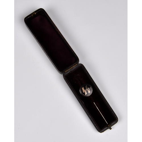 A cased World War Two German Third Reich Waffen-SS Party Members Stick ...