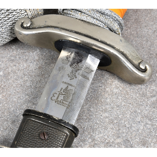 A rare Third Reich TENO (Technische Nothilfe) Leaders dagger by Carl ...