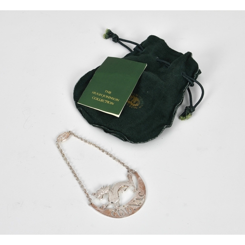 A collectors white metal dragon 'COGNAC' wine label The Hugh Johnson ...