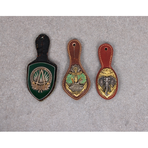 Three French military badges "inscribed Vigilia Pretium Libertatis ...