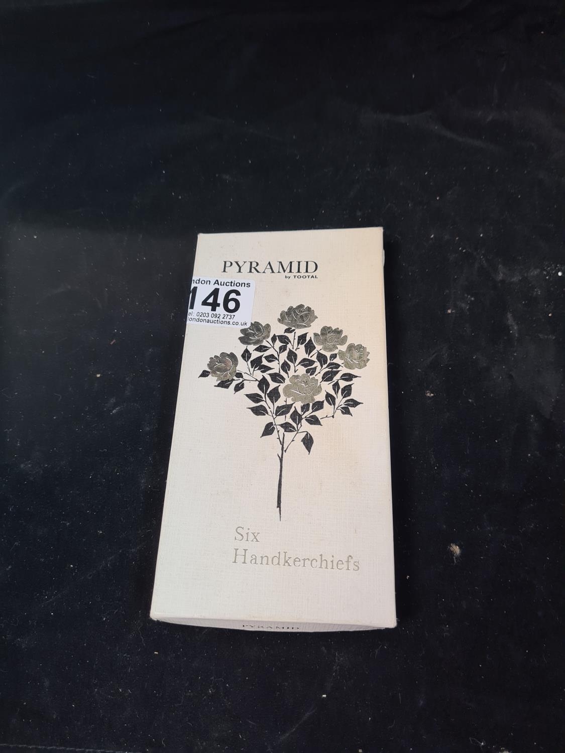 Vintage New Set of Pyramid Handkerchiefs