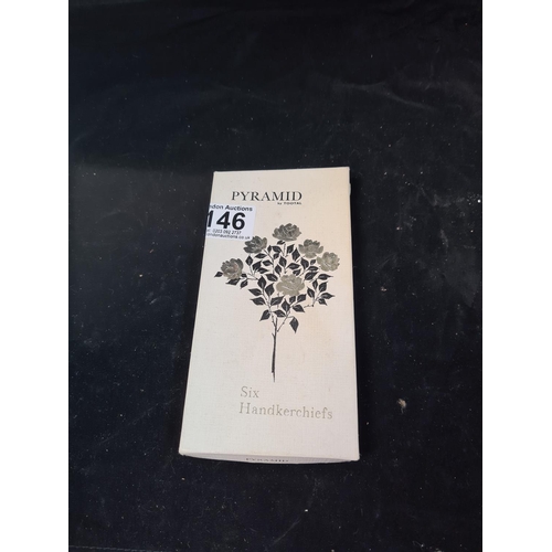 Vintage New Set of Pyramid Handkerchiefs