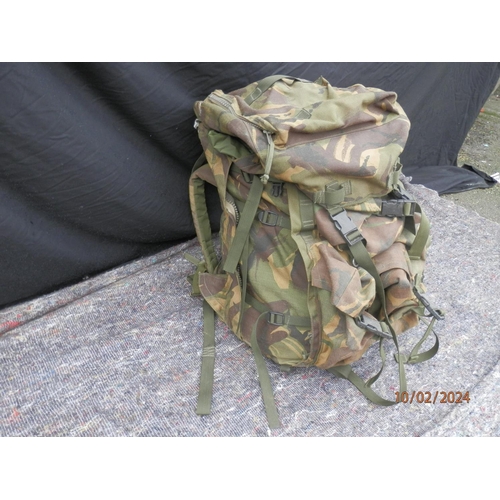 DPM British Army Issue Kit consisting of DPM Bergen Tailored, DPM ...