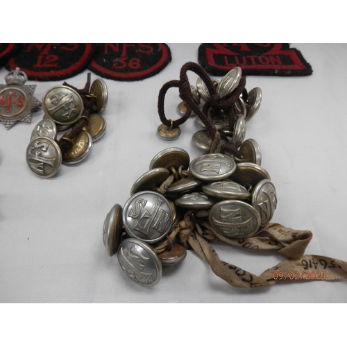 Collection of Various WW2 Era Homefront Badges, Buttons, Whistles etc ...