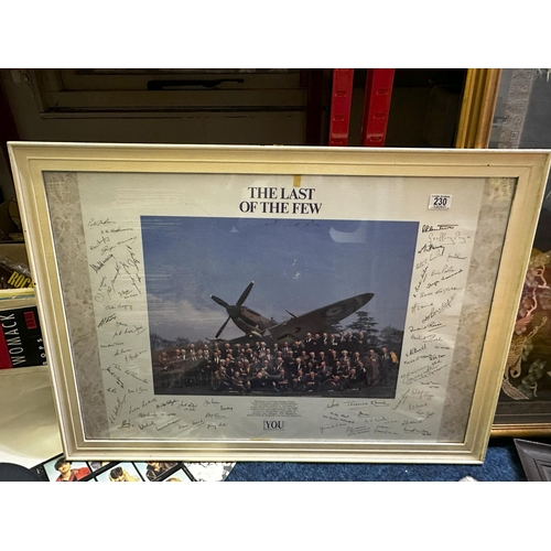 The Last of the Few-Framed Poster: Battle of Britain Interest