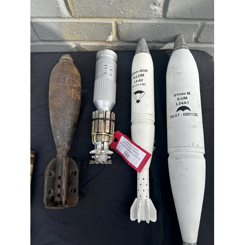 Good Collection of Inert Mortar Shells First World War to 1990s with ...