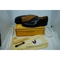 Pair of Brand New Black Leather Barker Shoes Size 10.5