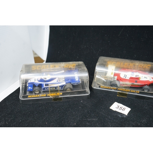 Lot of 3 Vintage Boxes Scalextric Cars