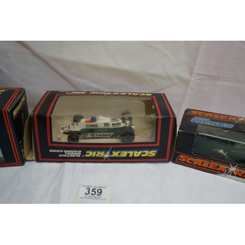 Lot of 3 Vintage Boxes Scalextric Cars