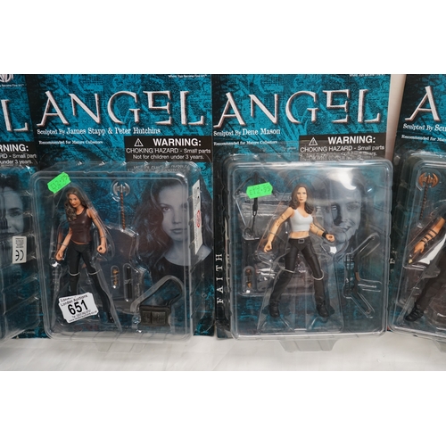 Collection of Moore Angel Action Figures: All Mint and Packaged