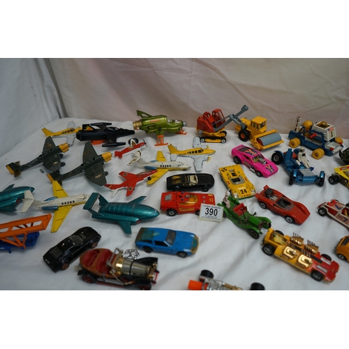 Collection of Vintage Toy Diecast Vehicles, Dinky Corgi etc