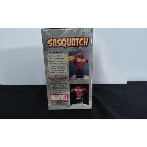Mint & Boxed Marvel Sasquatch Mini Bust