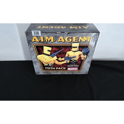 Mint & Boxed Marvel A.I.M Agent Twin Pack Mini-Bust Strictly Limited ...