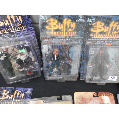 A collection of 8 Mint & Package Buffy the Vampire Slayer Action Figures