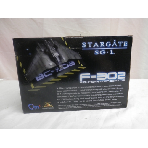 Quantum Mechanic Stargate SG-1 F-302 Fighter Interceptor Replica Mint ...