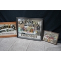 Lot of 3 Vintage Guinness Pub Mirrors