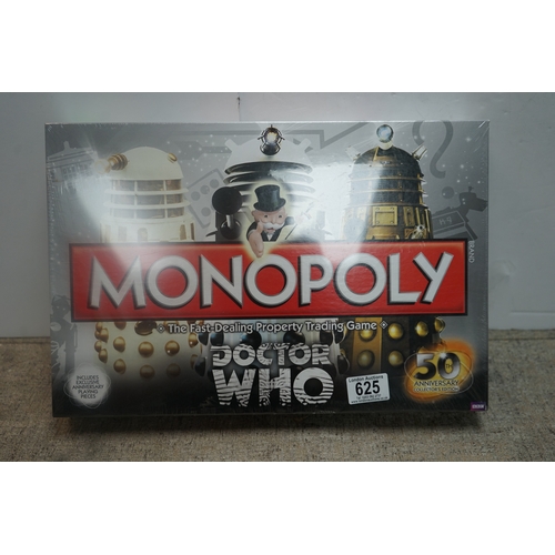 Doctor Who 50th Anniversary Edition Monopoly board game, sealed.