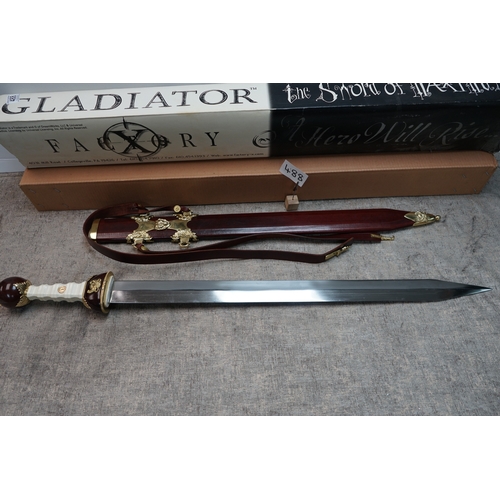 Factory X Gladiator Sword of Maximus with scabbard . Mint in original ...