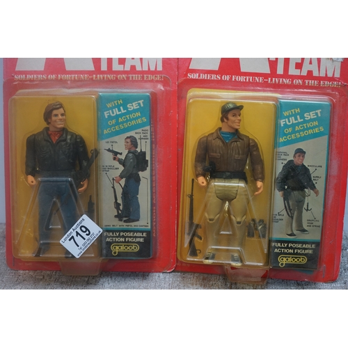 2 Mint & Packaged Vintage Galoob "A Team" Action Figures- Templeton ...