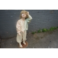 Vintage Life Size Child mannequin/doll on a stand.