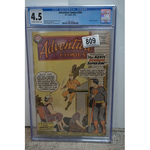 Adventure Comics Issue 260 1960s. A Graded Comic. First Appearance of ...