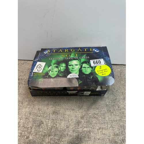 Stargate SG Season 5 Trading Cards booster box Containing 12 Complete ...