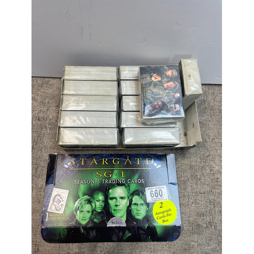 Stargate SG Season 5 Trading Cards booster box Containing 12 Complete ...