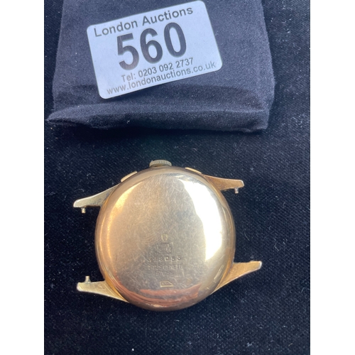 Titus 18ct Gold Cased Watch Head