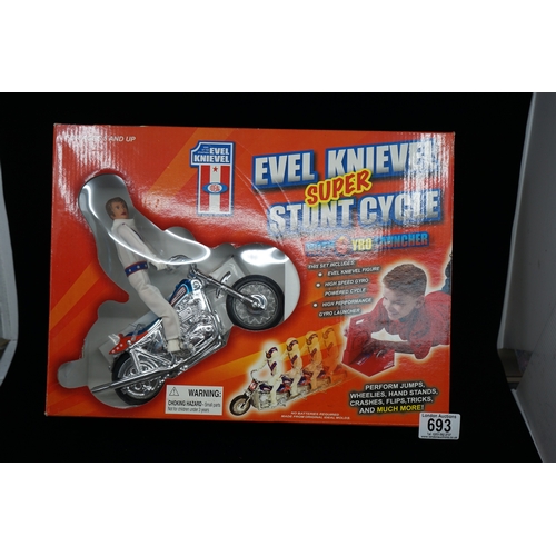 Evel Knievel Super Stunt Cycle with gyro launcher set in original ...