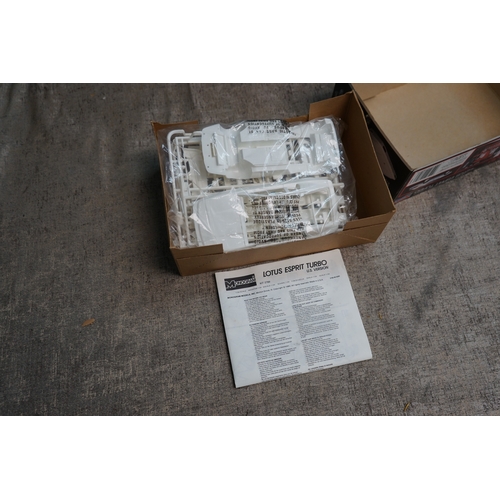 Monogram Lotus Esprit Turbo model kit, part of the Exotic Car Series, 1 ...
