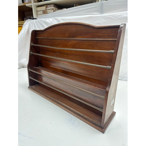 Edwardian Mahogany Stationary Rack