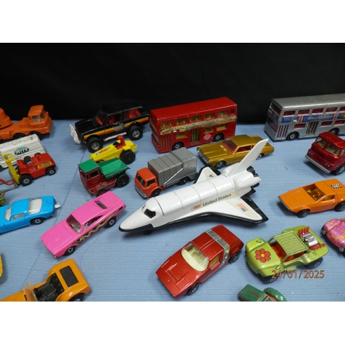 Collection of mostly 1970s Matchbox Diecast Cars/Vehicles