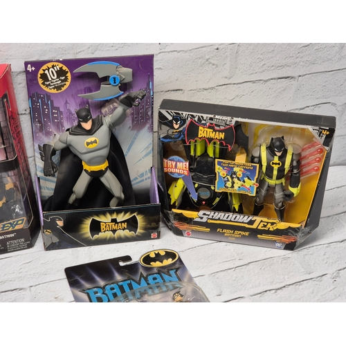 A Collection of Batman Action Figures and Toys to include Battle Wing ...