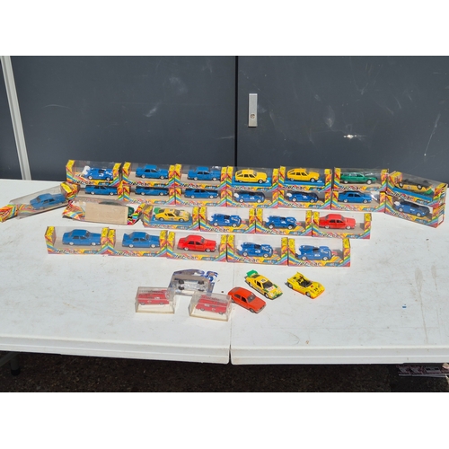 Collection of Norev Jet-Car model cars in original packaging.
