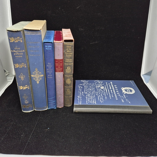 Collection of seven vintage Folio Society books including "The Hundred ...