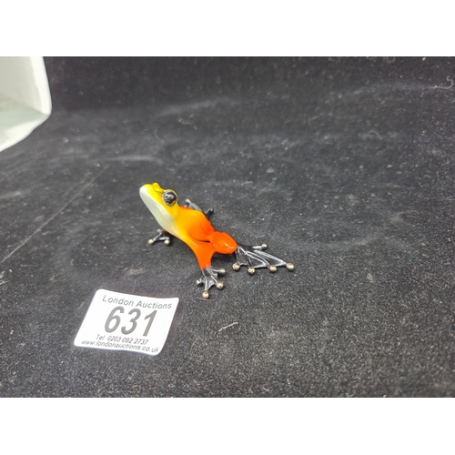 Tim Cotterill (Frogman) A Painted Bronze Frog Sculpture Size approx 5cm ...